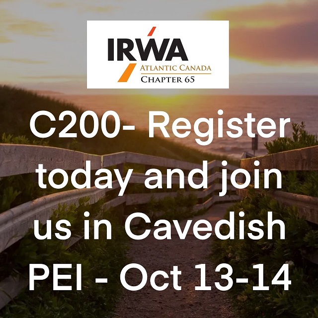 IRWA Chapter 65 - Atlantic Canada