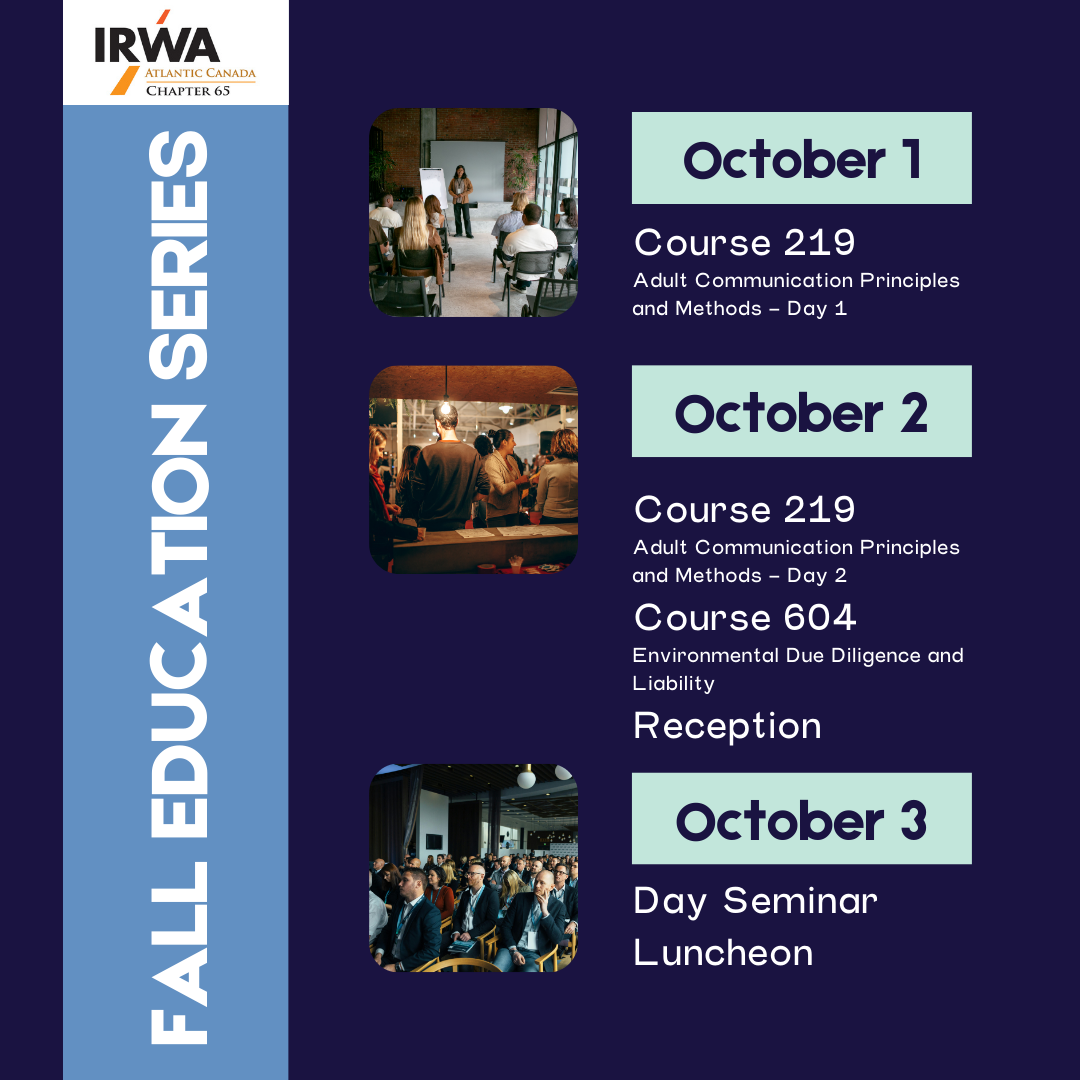 IRWA Chapter 65 - Atlantic Canada